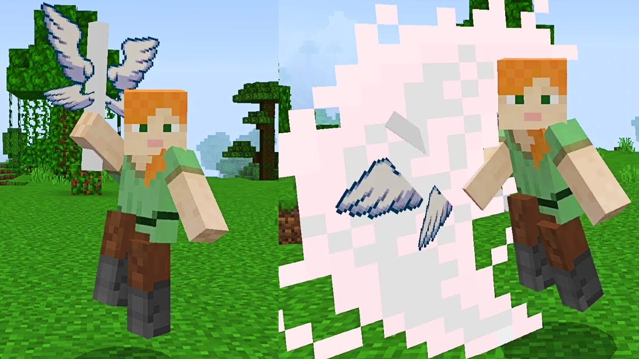 WIND ANGLE MCPE || Addon de Alas para Minecraft PE - YouTube