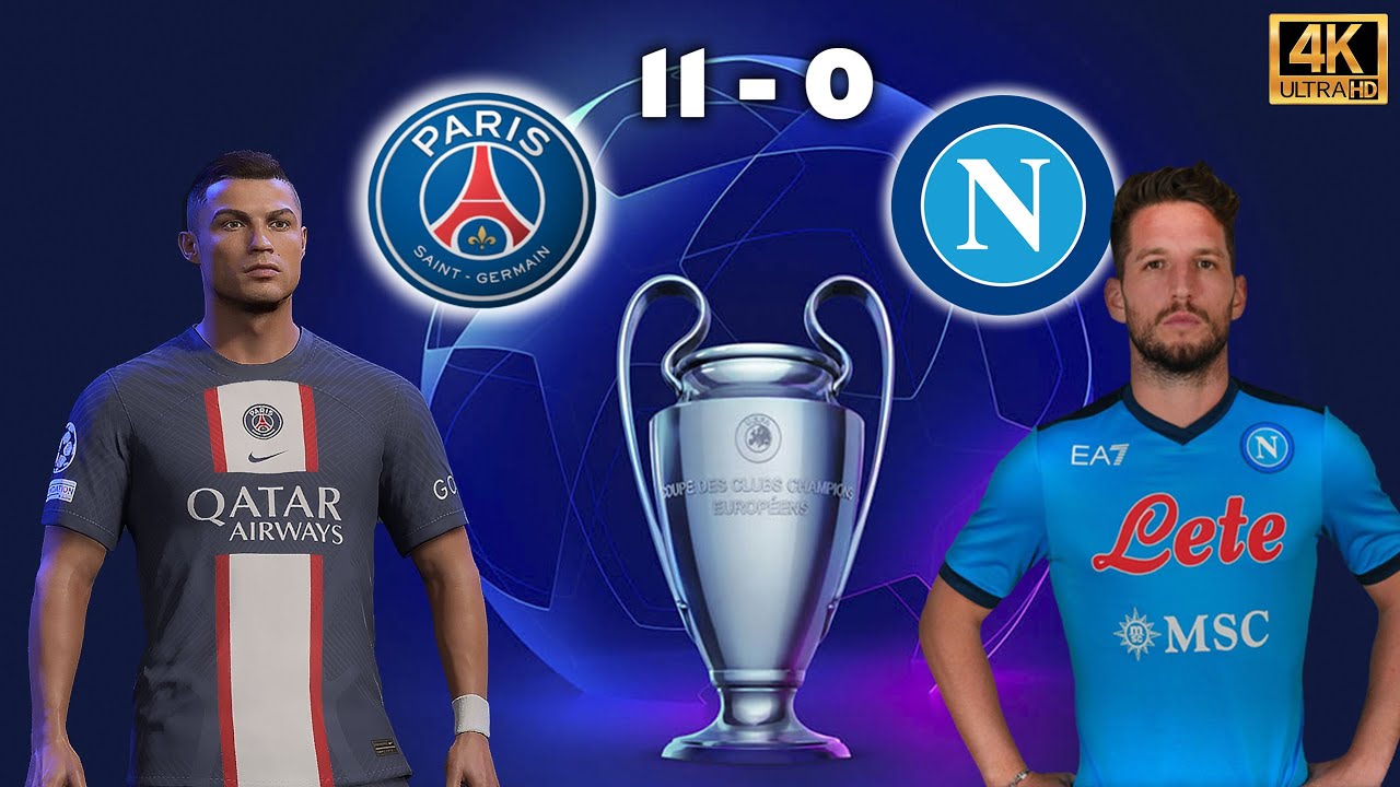PSG vs Napoli, Ronaldo at PSG, Ronaldo vs Napoli - Champions League ...