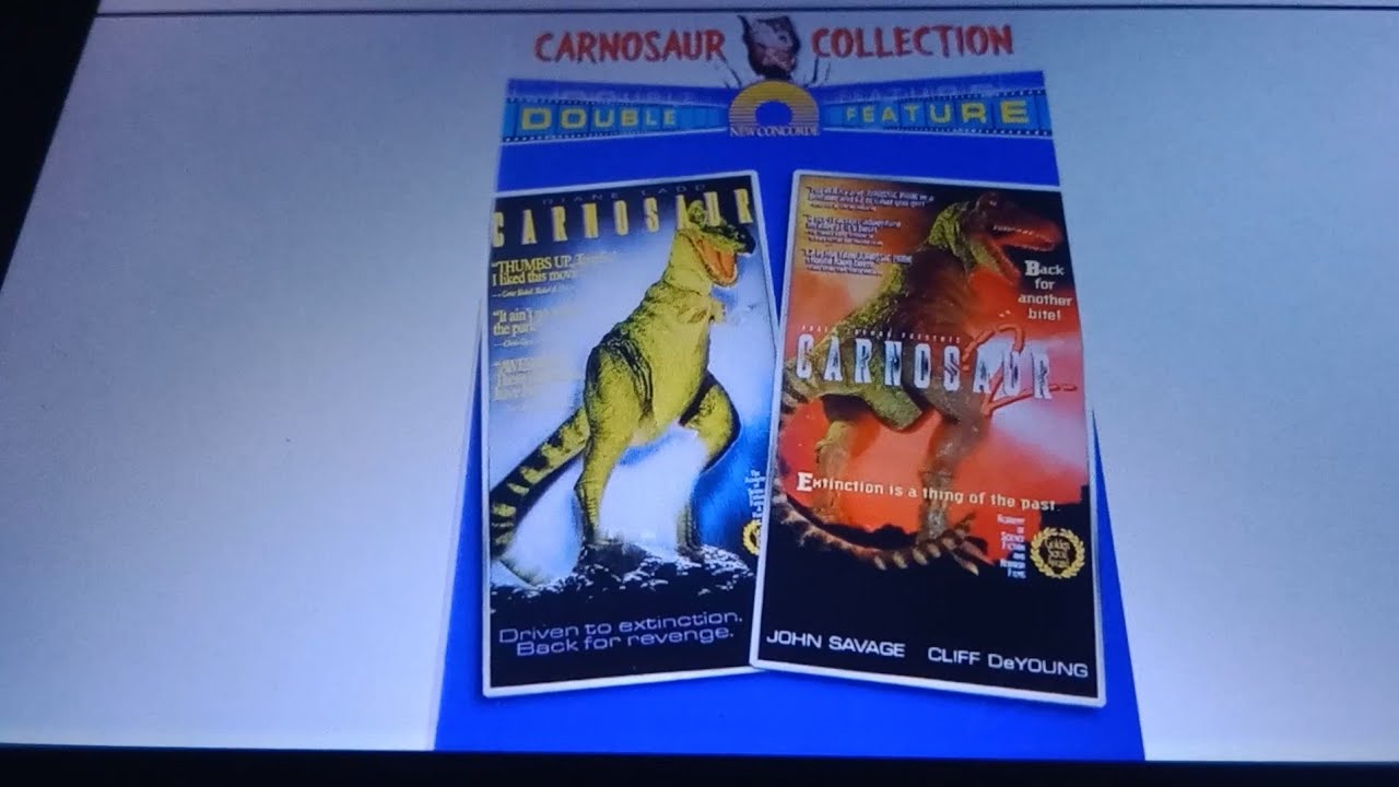 Opening to Carnosaur (1993) and Carnosaur 2 (1995) DVD (2003) - YouTube