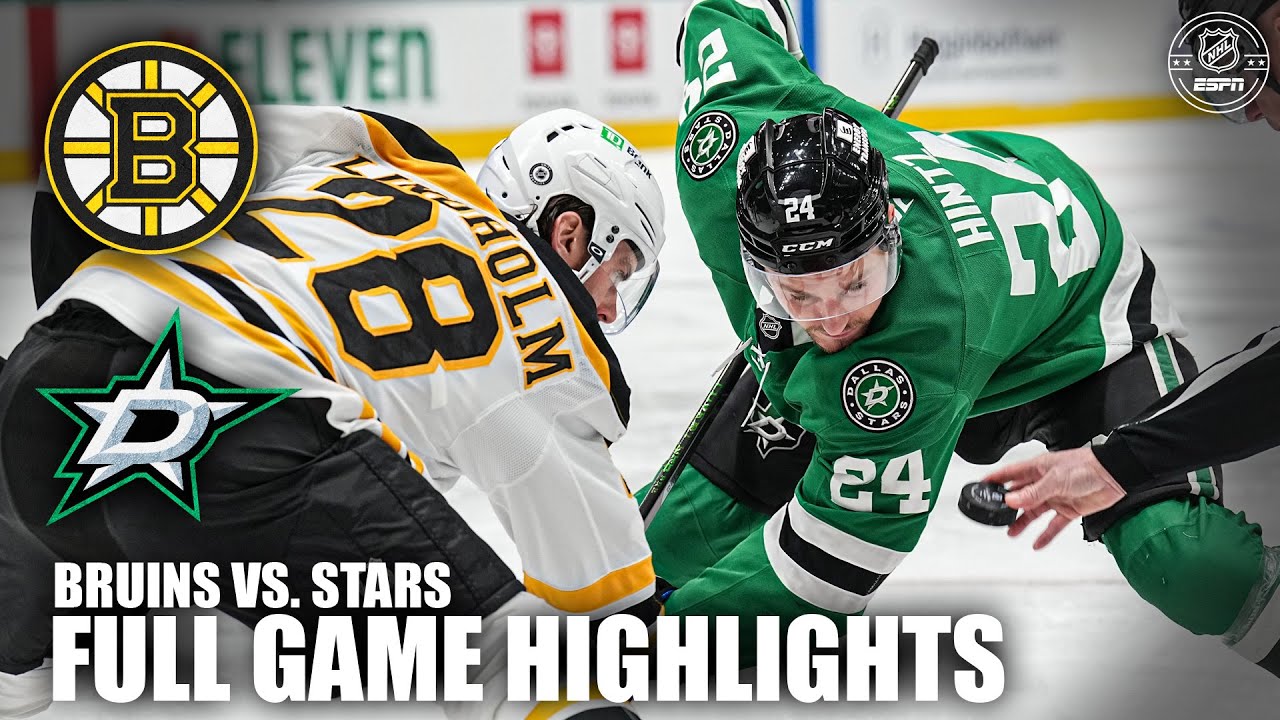 Boston Bruins vs. Dallas Stars | Full Game Highlights | ESPN NHL - YouTube