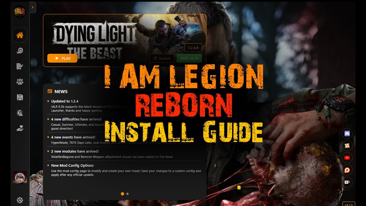 I Am Legion - Reborn - AIO Launcher 3.1 Install Guide - YouTube