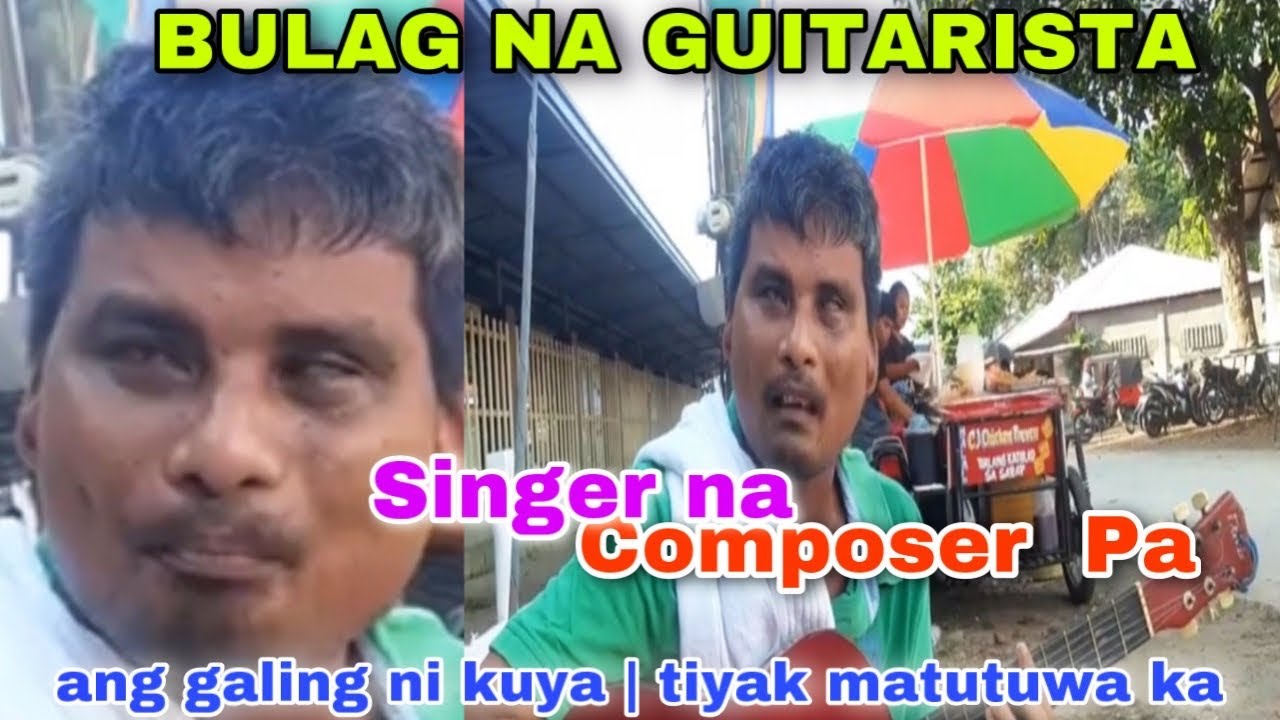 Guitaristang Bulag Singer na Composer pa Sobrang galing - YouTube