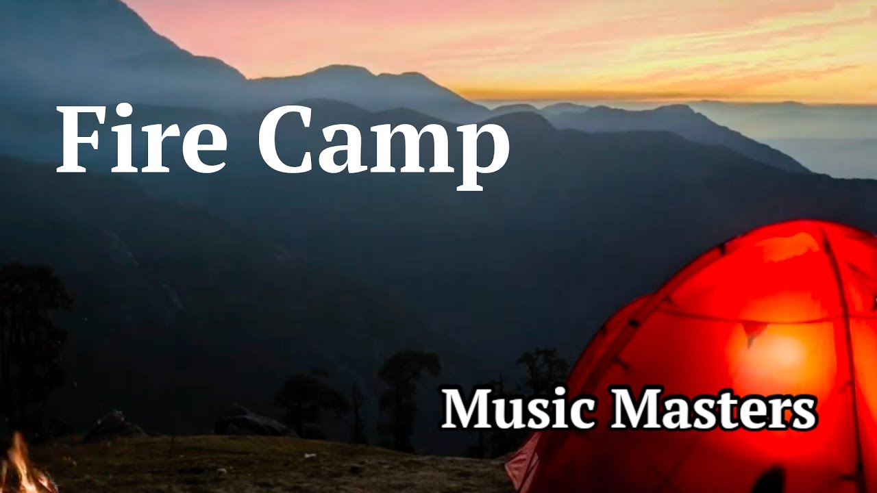Relaxing Fire Camping Sounds ~ Sleep & Meditation - YouTube