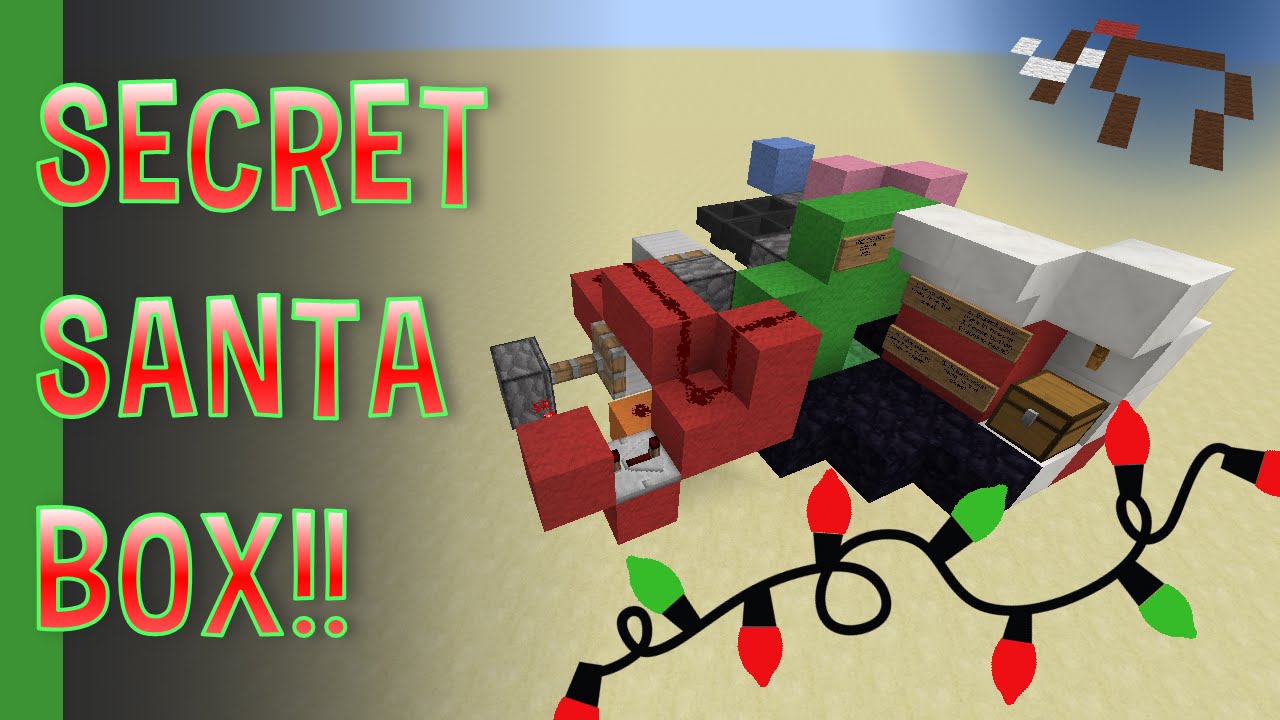 Secret Santa Box - Minecraft Redstone Tutorial - YouTube