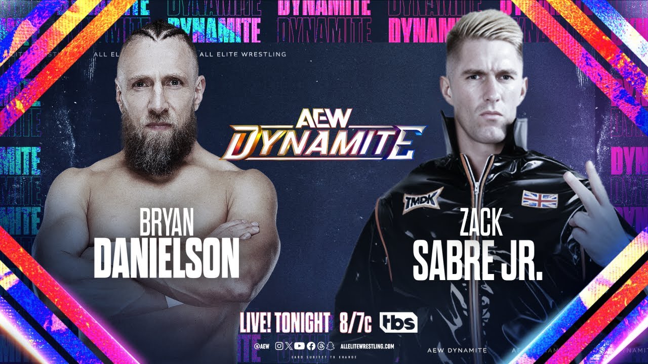 Bryan Danielson w/ GFX and Theme vs Zack Sabre Jr w/ GFX and Theme ...