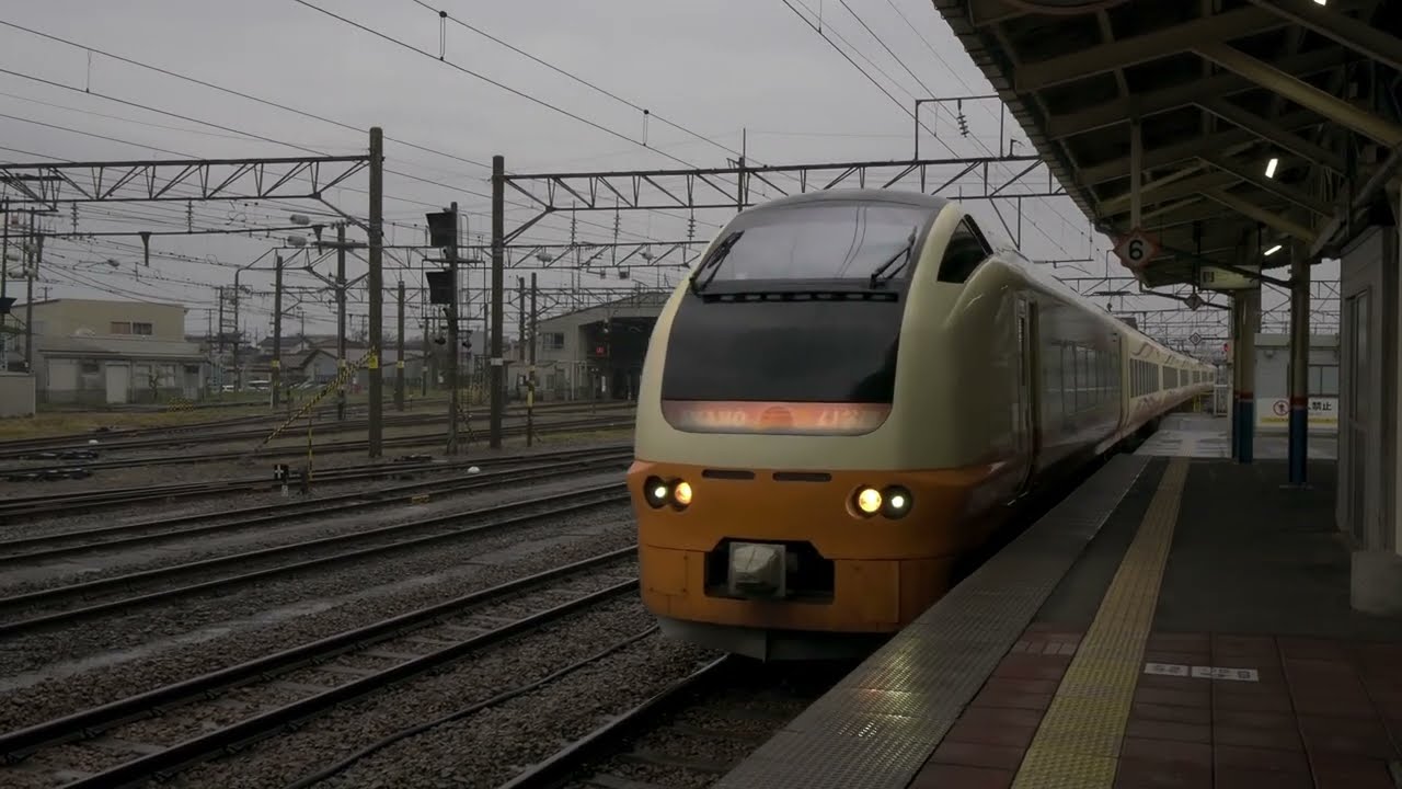 JR東日本 特急いなほ6号 （E653系運行） 超広角車窓 進行右側 酒田～新潟【4K60P】 - YouTube