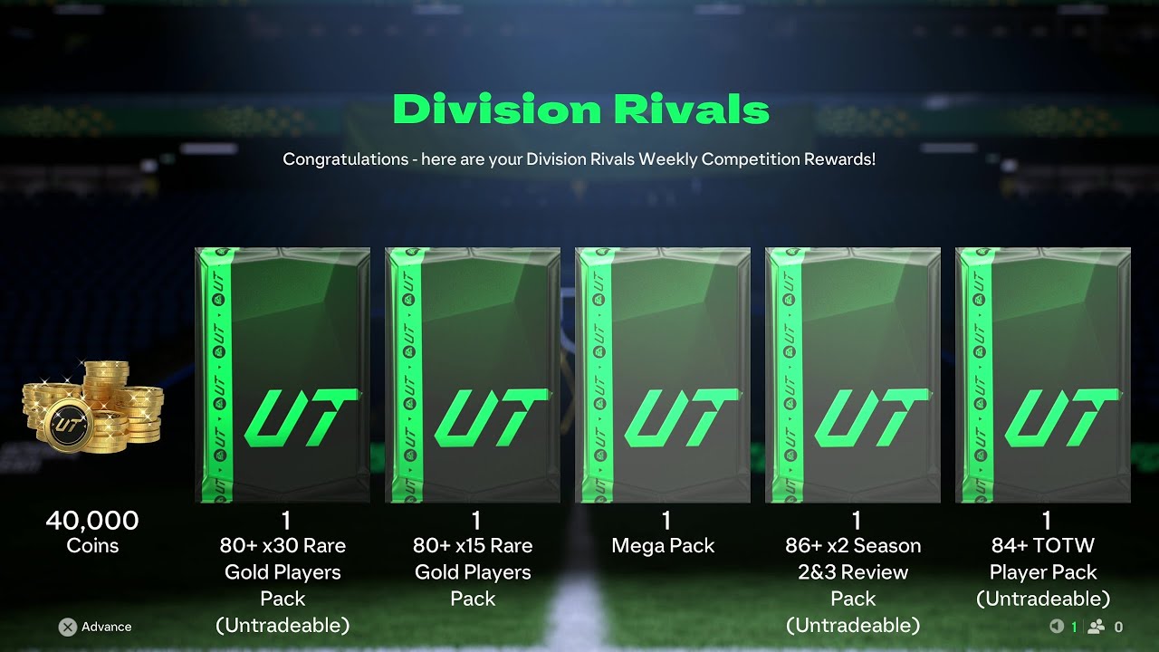 Division 4 Rivals Rewards OPENED! W or L? - FC 25 Ultimate Team - YouTube
