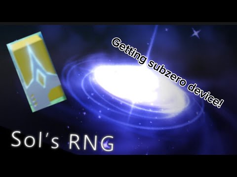 Getting subzero device + rolling compilation [sols rng] - YouTube