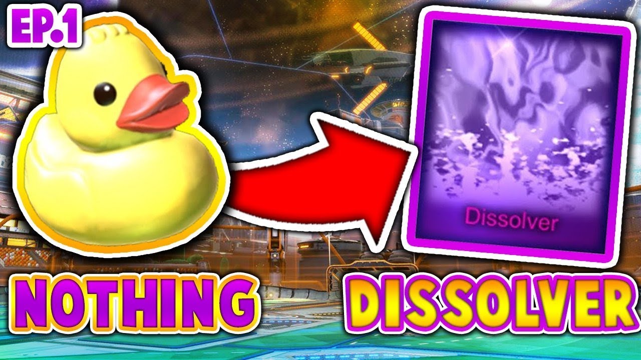 TRADING FROM NOTHING TO DISSOLVER *EP1* (ROCKET LEAGUE BEST TRADES ...