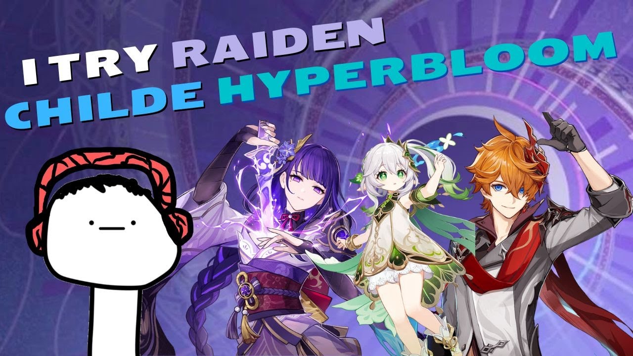 I Try Childe + Raiden (with Nahida) Hyperbloom Team! | 3.2 Spiral Abyss ...