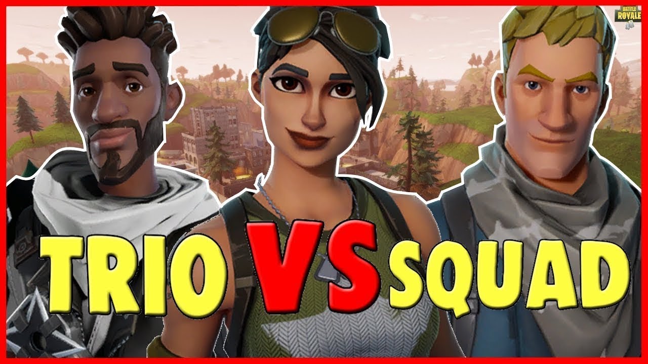 Fortnite - Trio vs Squad - YouTube