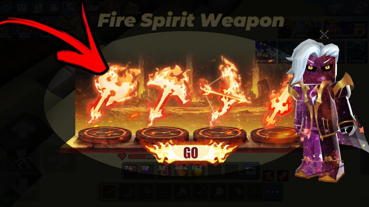 Got every skin from the "Fire Spirit Weapon" event | Blockman Go ...
