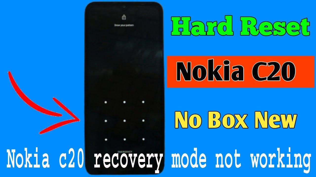How to Nokia c20 hard reset /nokia c20 recovery mode not working - YouTube