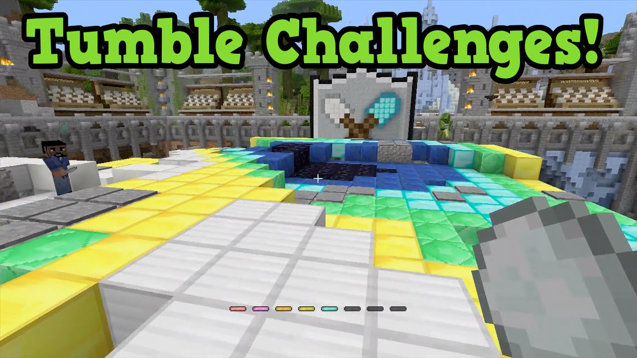 Minecraft Wii U - Tumble CHALLENGES! - YouTube