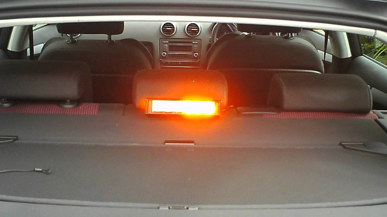 6 led bright screen or dash mount warning light - YouTube