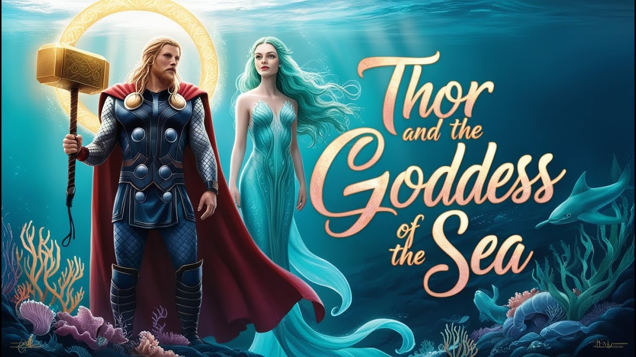 Thor and the Goddess of the Sea #norsemythology #thor #mjolnir # ...