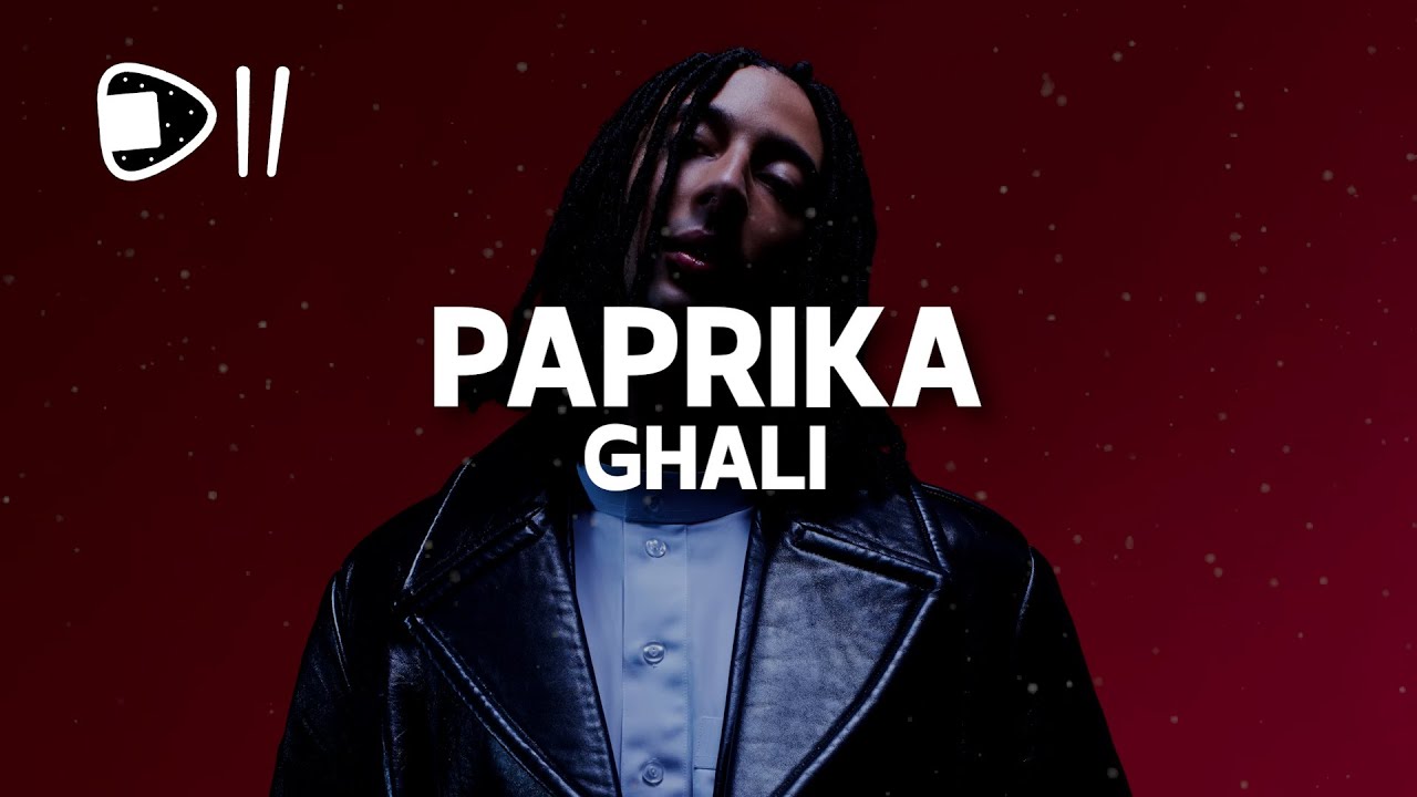 Ghali - Paprika (Testo/Lyrics) hai gli occhi rossi come paprika - YouTube
