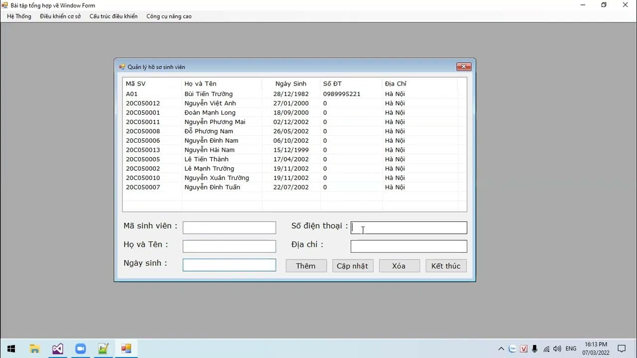 CSharp_ListView Control - YouTube