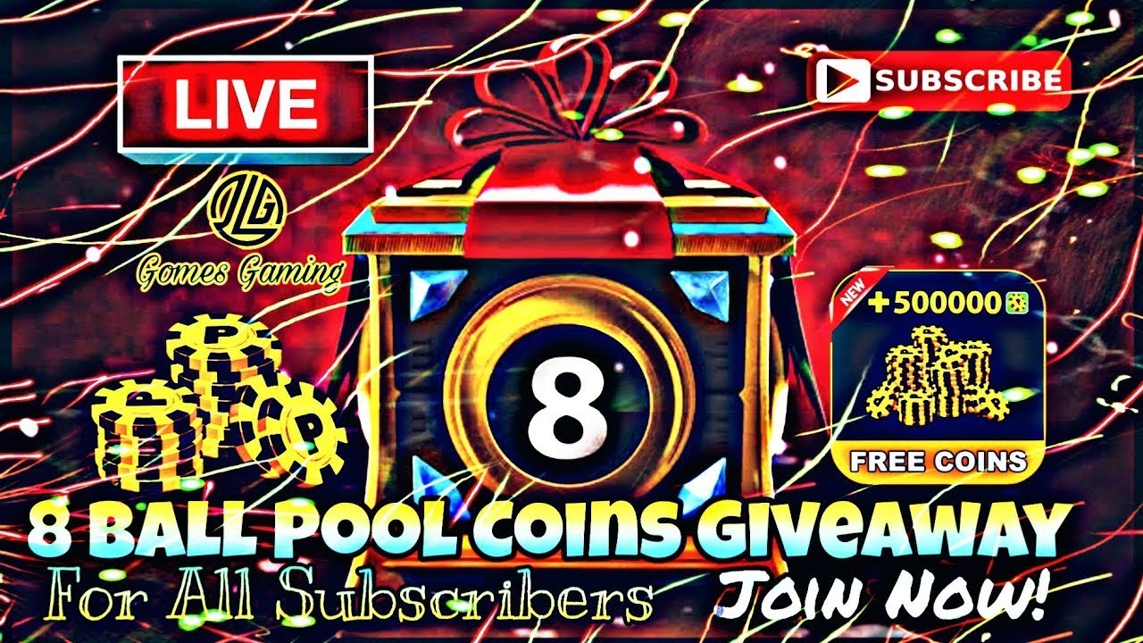 8 BALL POOL COINS GIVEAWAY add ID 👇 - YouTube
