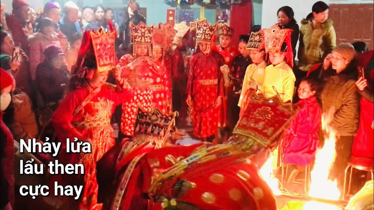 Ánh cầu bà Sam, nhảy lửa cưỡi ngựa hồng cực hay. Lễ lẩu then Thủy. P1 ...