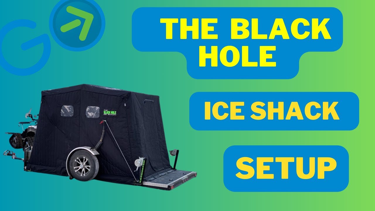 Black Hole Ice Shack Setup and Tour - YouTube