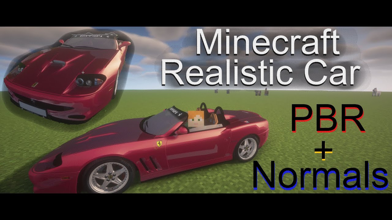 HD-3D CAR IN MINECRAFT!?? - Ferrari 550 Barchetta - Realistic Model ...