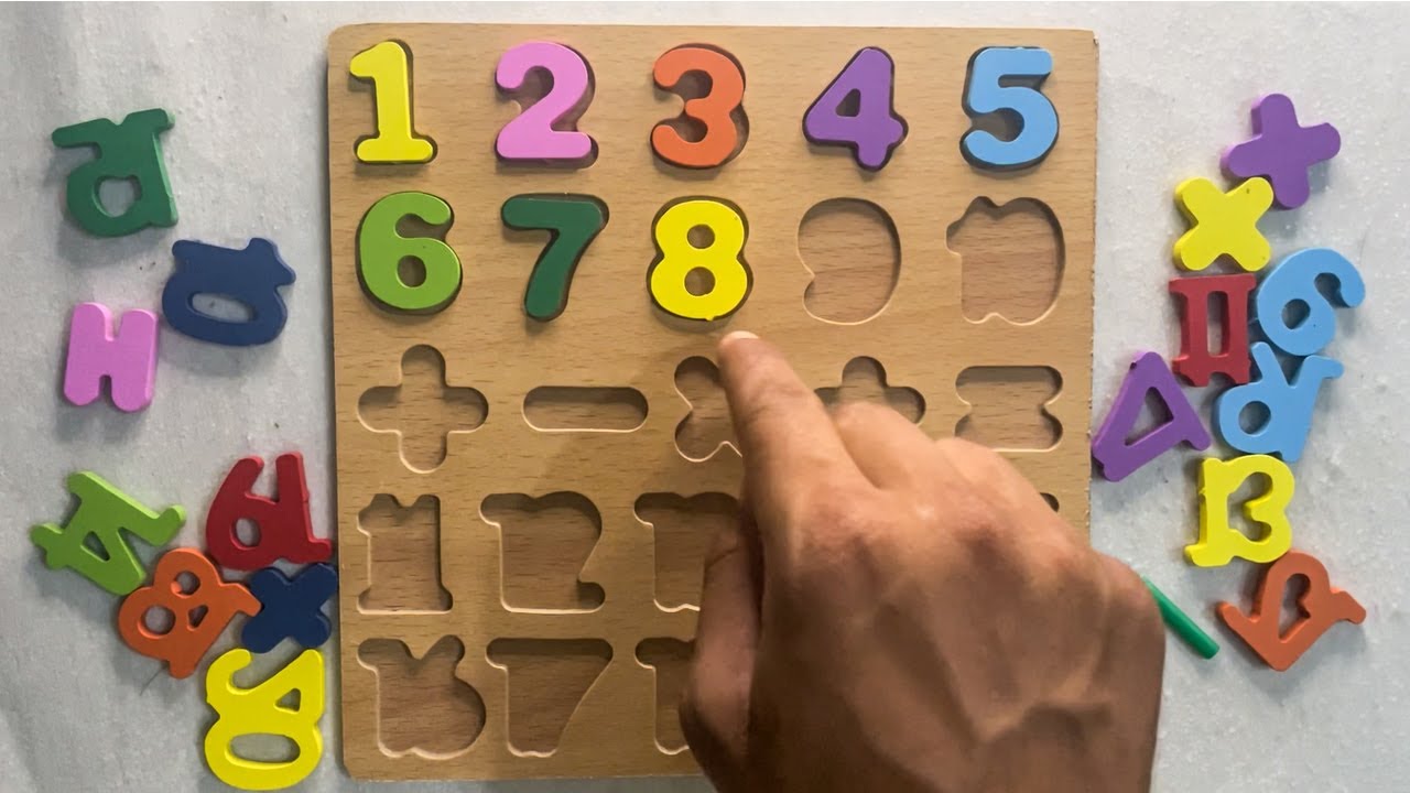 Learning numbers, one two three four, 123 counting, counting numbers ...