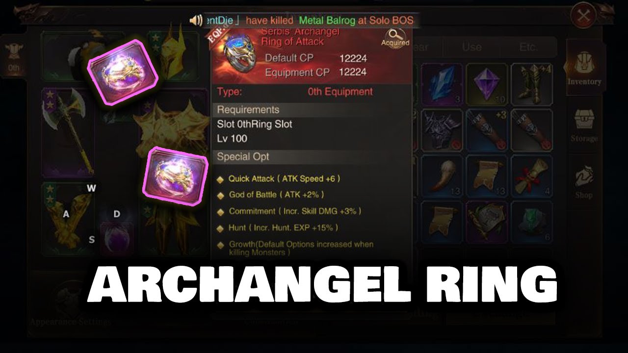 How To Craft Archangel Ring - MU Archangel - YouTube