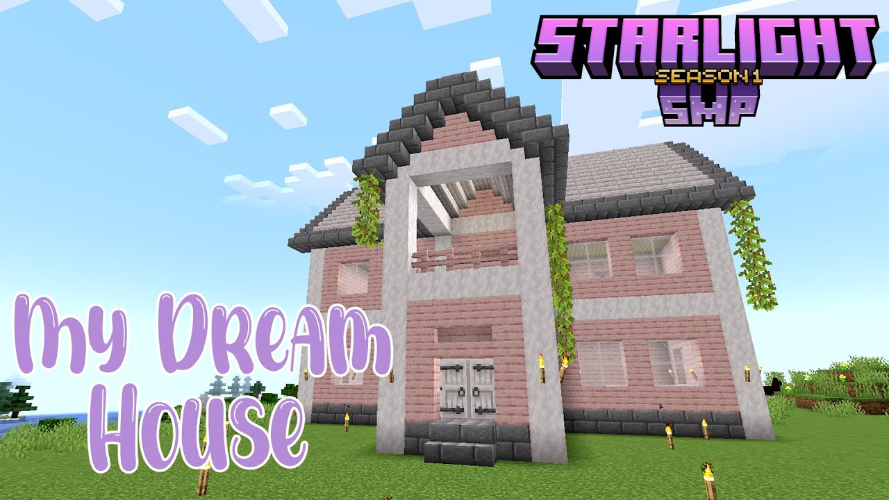 I Built My Dream House in Minecraft SMP! - YouTube