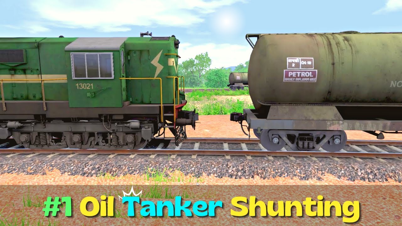 Indian Oil Tanker Train Game | Indian Oil Tanker Train Shunting In Indian Train Simulator ...