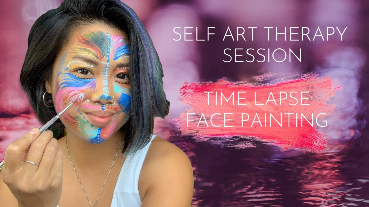 Self Art Therapy | Time-lapse Face Painting - YouTube