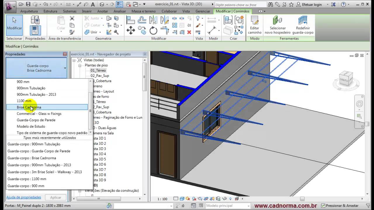 Revit II - E8-10 - Brises e Toldos - YouTube