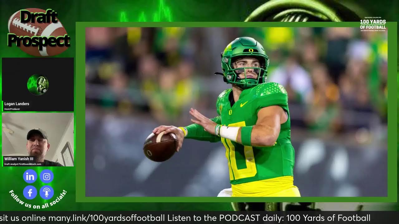🏈 2024 NFL Draft Prospect: Bo Nix, QB, Oregon - YouTube