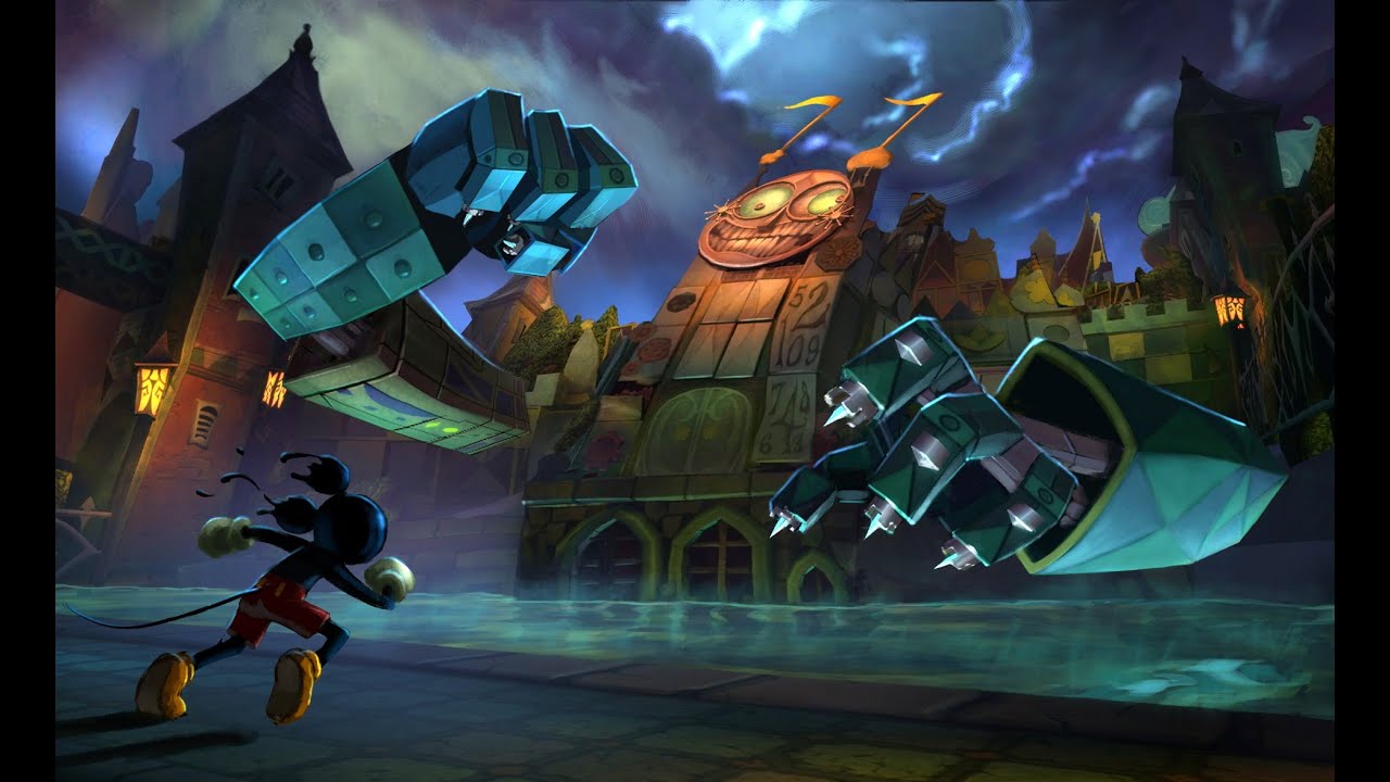 Disney's Epic Mickey All Bosses - YouTube