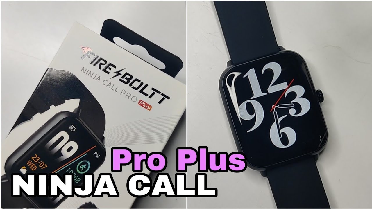FIRE BOLTT NINJA CALL PRO PLUS Unboxing And Review Retail Unit ⚡ - YouTube