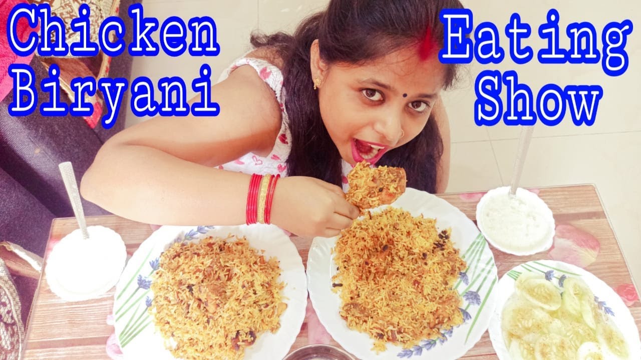 Chicken Biryani Eating Challenge || Indian Food Eating Competition ...
