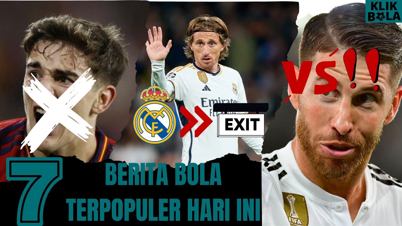 VIRUS FIFA!! GAVI TIDAK BISA MAIN 😱 LUKA MODRIC SIAP TINGGALKAN REAL ...