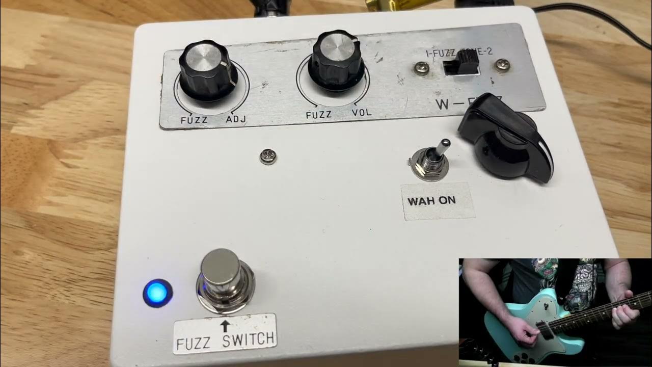 Shin-Ei 8TR Fuzz Wah Pedal Demo - YouTube