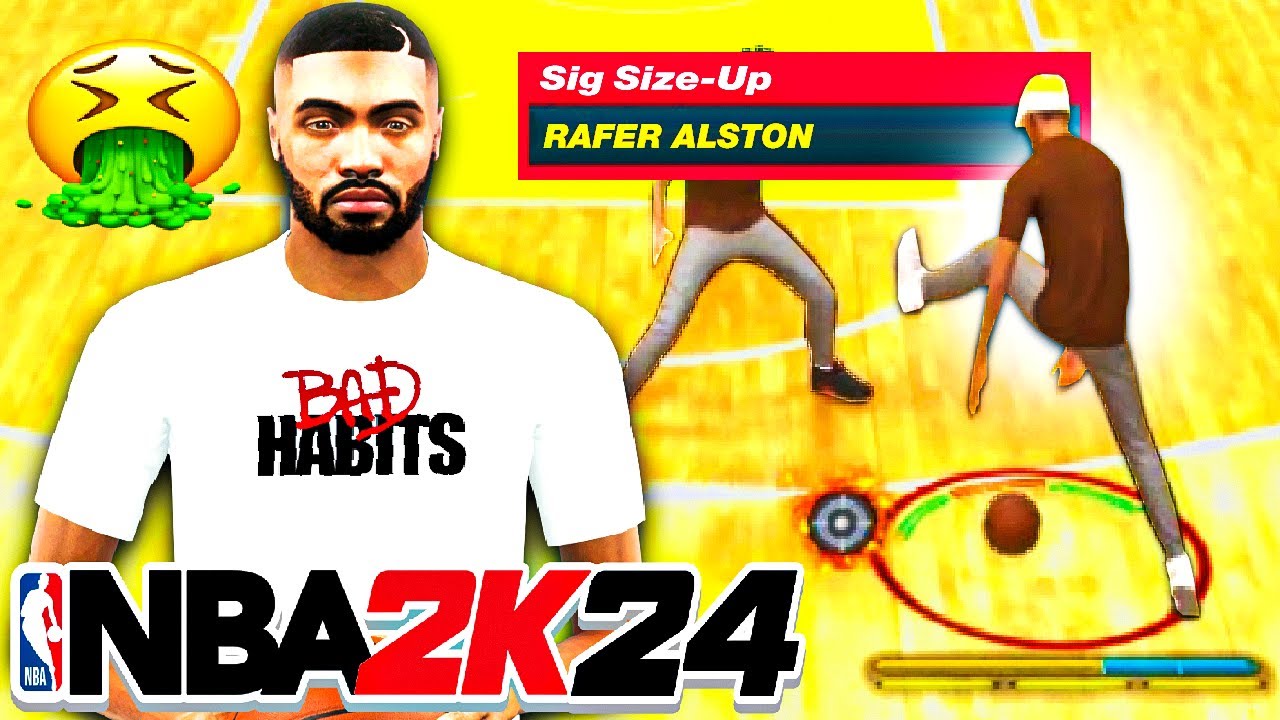 USING THE UGLIEST DRIBBLE SIZE UP ANIMATION AND COOKING UP ON NBA 2K24 ...