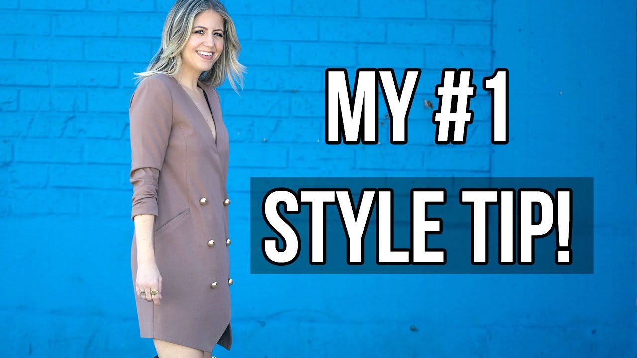 How To Style Yourself- My #1 Style Tip! - YouTube