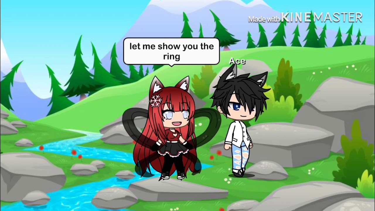 Me and ace got married in gacha - YouTube