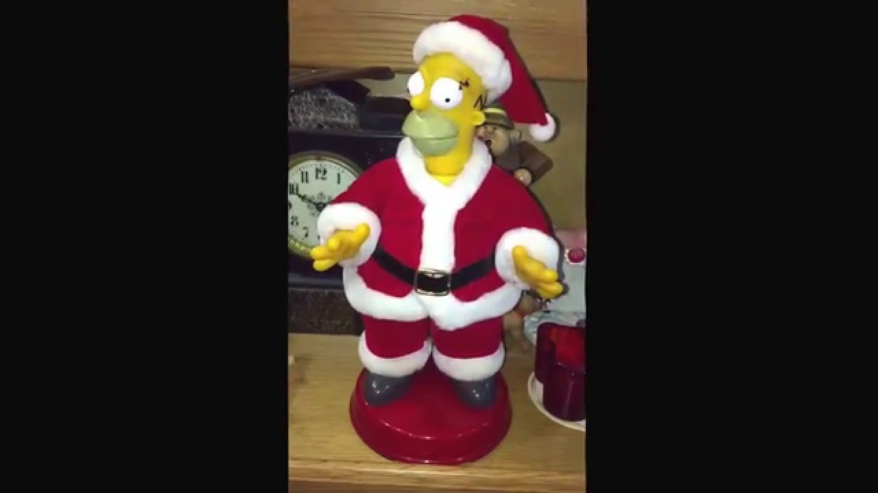 Homer Simpson Christmas - YouTube