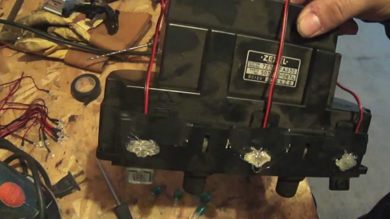 DIY Modding Instrument Panel Lights - YouTube