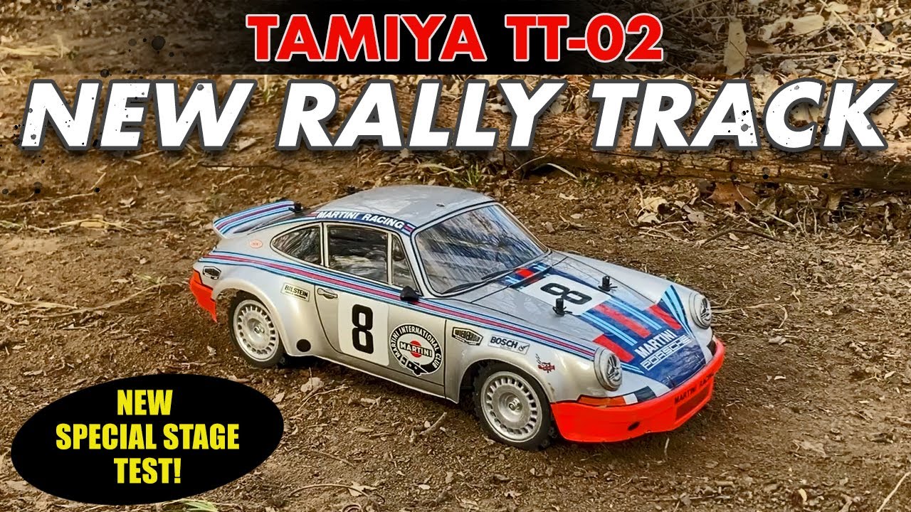 New Rally Track - Testing the layout with the TT-02 Porsche 911 RSR ...