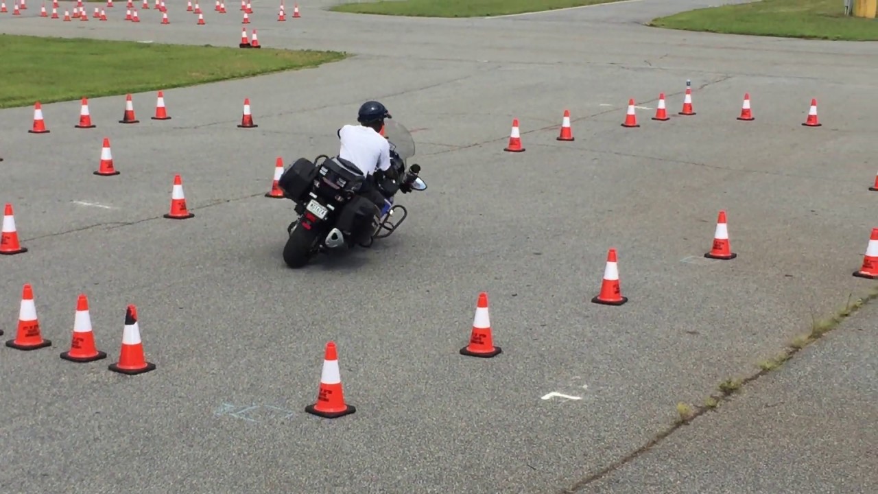 Art Littlejohn on Police Motorcycle/Intersection Cone Course - YouTube