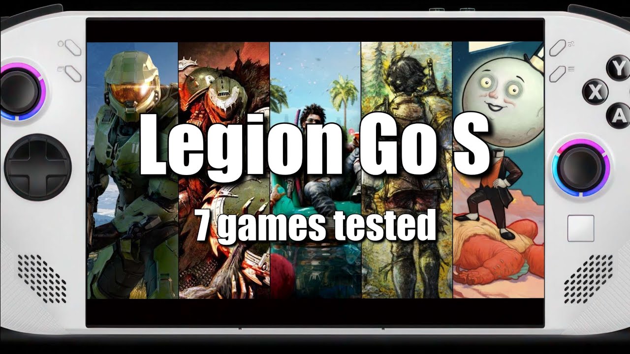Legion Go S Z2go 32GB | 7 Games Tested! | Sleeping Dogs | Halo Infinite ...