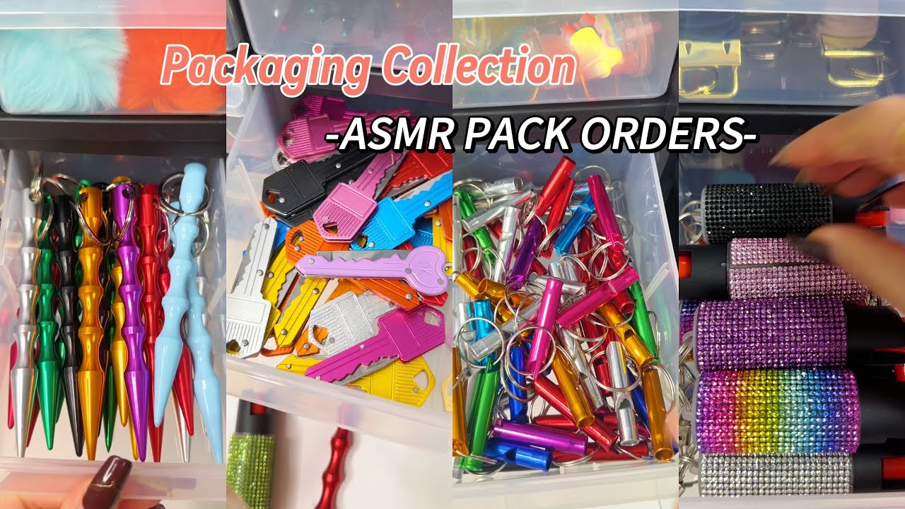 ASMR | Packaging Orders Collection | Order Packaging - YouTube