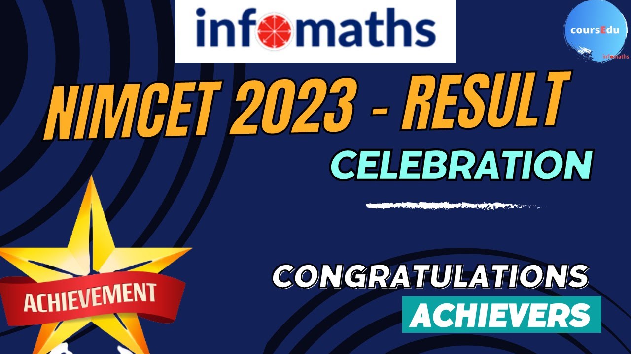 NIMCET 2023 Results | Some Of Infomaths Toppers| Celebration|More ...