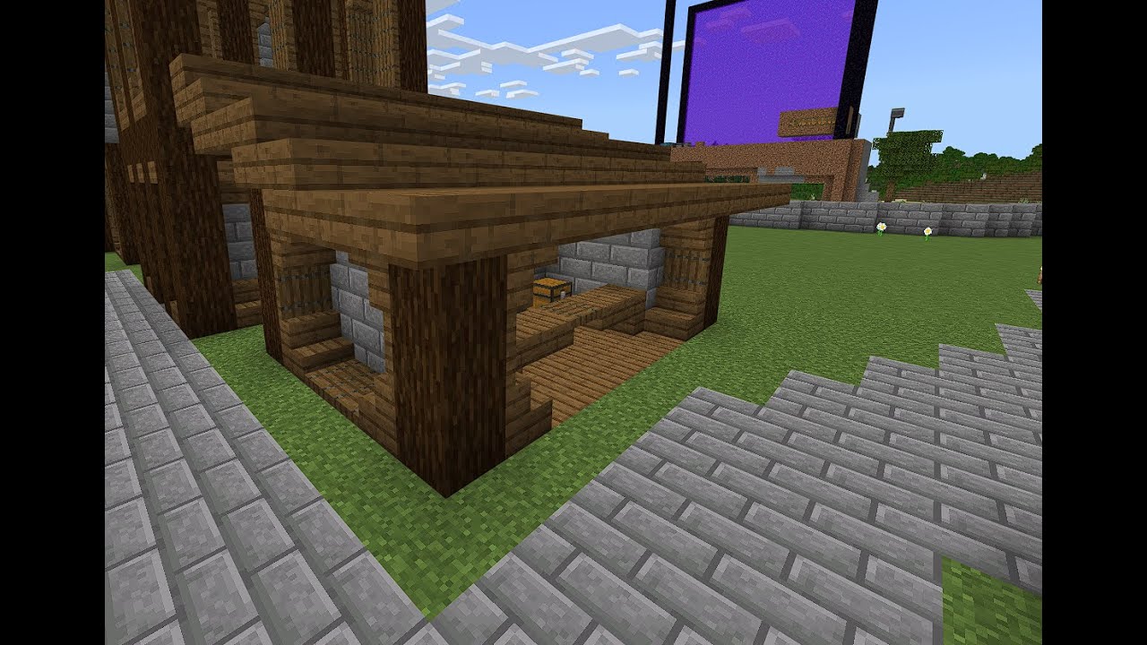 Small Minecraft Mid-evil Shack (first video!) - YouTube