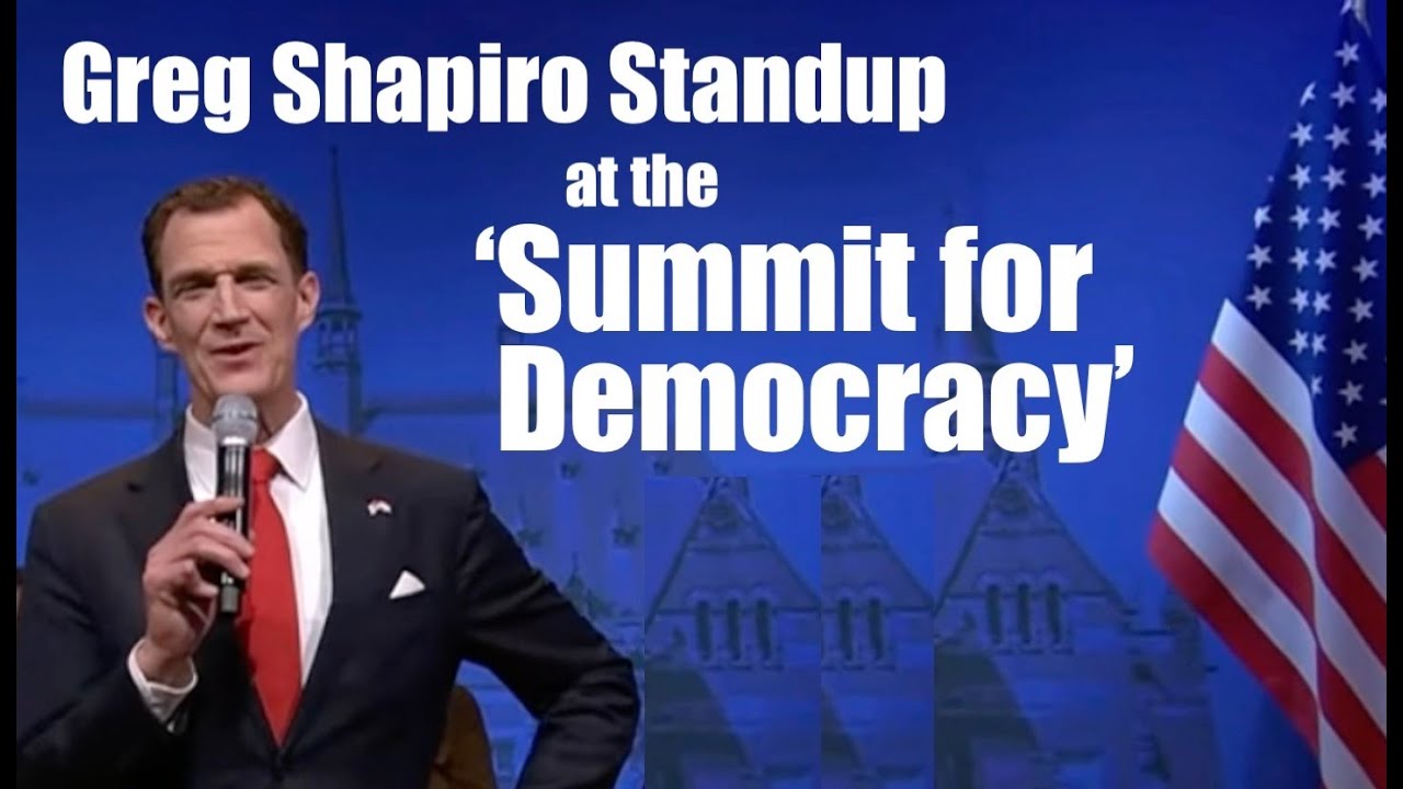 Greg Shapiro at the Summit for Democracy - YouTube